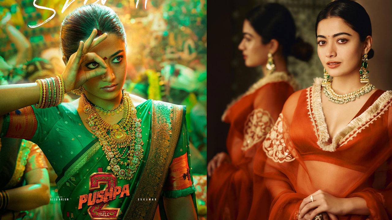 पुष्पा 2' में श्रीवल्ली का पहला झलक रश्मिका मंदाना दिखी गहनों से भरी ...